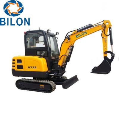 China 2.2 Ton Mini Excavator 2200 kg Operating Weight Small Road Builder Excavator for sale