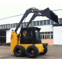 China 950kg Rated Load Skid Steer Loader 55kW Diesel Engine Front End Loader for sale
