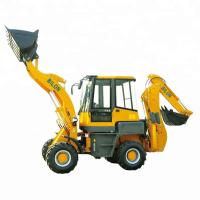 China Stable Running Small Backhoe Loader 1.6 Ton With 1600kg Operating Weight for sale