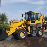 China 2.5 Ton 4WD Backhoe Loader 1.0m3 Bucket 6600kg Operating Weight for sale