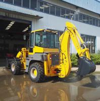 China 2.5 Ton 4WD Backhoe Loader 1.0m3 Bucket 6600kg Operating Weight for sale