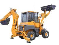 China Hydraulic Pilot Joystick  Backhoe Loader With 0.2M3 Excavating Bucket for sale