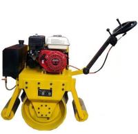 China 5.5HP Small Road Roller , 30KN Exciting Force Vibratory Manual Road Roller for sale