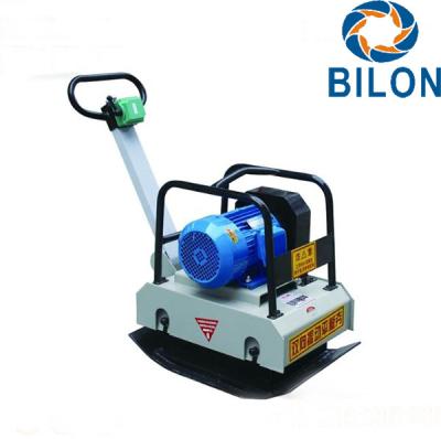 China 3 Phase 3KW Electric Reversible Plate Compactor 125kg 20kN Centrifugal Force for sale