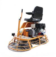 China Construction Site Concrete Power Trowel Machine 800mm Honda GX390 13HP Ride On Trowel for sale