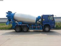 China HOWO 10 Wheels 9m3 Concrete Mixer Truck 380HP Euro 4 Engine 16T Axle for sale