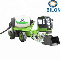 China 2.6 CBM Self Loading Concrete Mixer Truck with Pump 13 rpm 4x4 YUCHAI Engine for sale