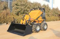 China Construction Or Farm Soil Machine / Petrol Fuel Compact Skid Steer Loader for sale
