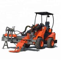China Mini Wheel Loader 800kg Telescopic Arm Quick-Change Multi-Functional Compact Loader for sale