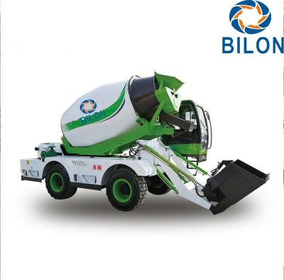 China 6.5 CBM Self Loading Concrete Mixer Truck 4x4x4 17 Rpm Drum Speed 92 KW Deutz Engine for sale