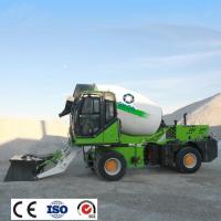 China 5.5 CBM Self Loading Concrete Mixer Truck 860L Water Tank FAW 110KW Engine for sale