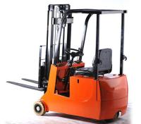 China 1 Ton Capacity Small 3 Wheels Electric Forklift Max. Lifting Height 90mm for sale