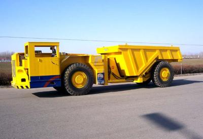 China 10 CBM Mini Underground Mining Machines With Cummins Egine / Mining Dump Truck for sale