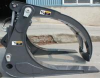 China Hydraulic Cylinders Control Grapple Attachment for Logs Wheel Loader 3t 5t 7t for sale