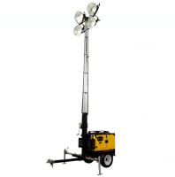 China 4*300W 4*1000W Mobile Light Tower For Residential Construction / Sporting Events for sale
