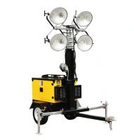 China 4*300W 4*1000W Mobile Light Tower For Residential Construction / Sporting Events for sale