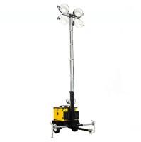 China 4*300W 4*1000W Mobile Light Tower For Residential Construction / Sporting Events for sale