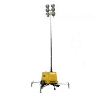 China Hydraulic Lifting Mobile Light Tower 6x1000W Metal Halide IP54 8.6m Mast for sale