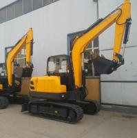 China Low Noise Road Builder Excavator / Mini Crawler Excavator With Rated Operation Weight 6500kg for sale
