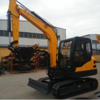 China Low Noise Road Builder Excavator / Mini Crawler Excavator With Rated Operation Weight 6500kg for sale