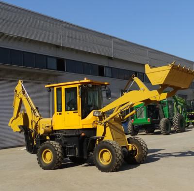 China 1600kg Wheel Loader Tractor Front Mini Backhoe Loader 65kW Enlarged Cabin for sale