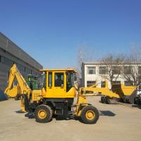 China 1600kg Wheel Loader Tractor Front Mini Backhoe Loader 65kW Enlarged Cabin for sale