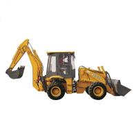 China 74kW 45KN Breakout Force Compact Backhoe Loader with Cummins Engine for sale