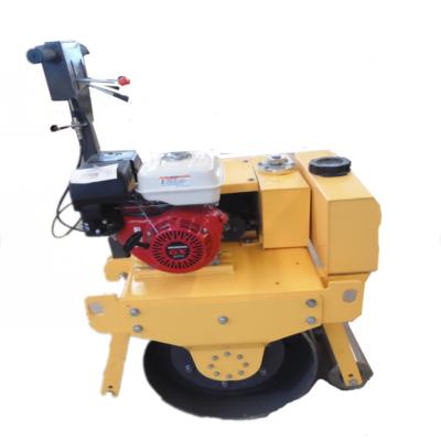 China 9HP Vibratory Single Drum Road Roller Machine With Honda Engine 20L Water Tank for sale