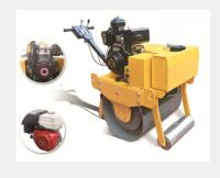 China 9HP Vibratory Single Drum Road Roller Machine With Honda Engine 20L Water Tank for sale