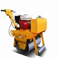 China 9HP Vibratory Single Drum Road Roller Machine With Honda Engine 20L Water Tank for sale