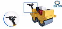 China 9HP Walk Behind Dual Drum Hydraulic Road Roller Exciting Force 30KN for sale