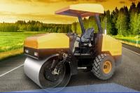 China 4 Ton Medium Ride On Three Wheel Vibratoty Compactor Road Roller for sale