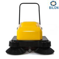 China Yellow 120W Walk Behind Power Sweeper  /  Hand Push Floor Sweeper for sale