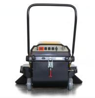 China Yellow 120W Walk Behind Power Sweeper  /  Hand Push Floor Sweeper for sale