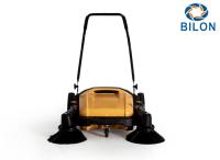 China Flexible Manual Walk Behind Street Sweeper Max Working Efficiency 3680m2/H for sale