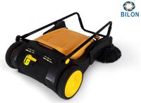 China Flexible Manual Walk Behind Street Sweeper Max Working Efficiency 3680m2/H for sale