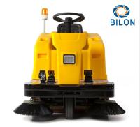 China 1200W 48V Electric Street Sweeper Floor Cleaning Machine 130L Dustbin 8KM/H for sale