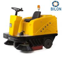China 1200W 48V Electric Street Sweeper Floor Cleaning Machine 130L Dustbin 8KM/H for sale