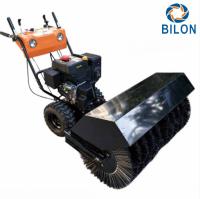 China 15HP Walk Behind Snow Sweeper Machines Gasoline Powered  Work Width 1000mm for sale