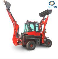China 60-120HP Diesel Excavator Backhoe Loader Multi - Purpose 4 Wheel Drive for sale