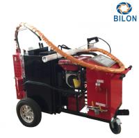 China 2KW Concrete And Asphalt Crack Sealer Machine Hand Push Type Red Color for sale
