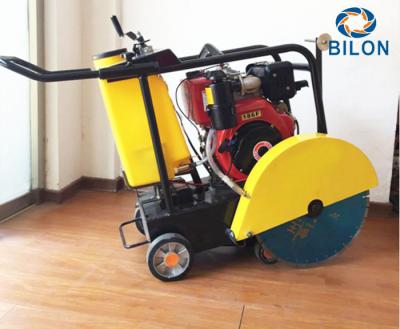 China Compact Road Cutting Machine 15-25HP Gasoline Diesel Mobile Concrete Saw Cutter 500-1000mm Blade for sale