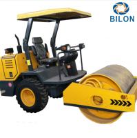 China Yellow 3.5 Ton  Single Drum Vibrator Road Roller With 22kw Diesel Engine for sale