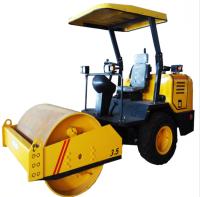 China Yellow 3.5 Ton  Single Drum Vibrator Road Roller With 22kw Diesel Engine for sale