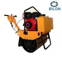 China Mini Hand Manual Walk Behind Road Roller With HONDA 5.5HP Diesel Engine for sale