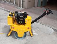 China Mini Hand Manual Walk Behind Road Roller With HONDA 5.5HP Diesel Engine for sale