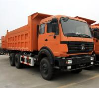 China Beiben 6x4 Tipper Truck 31-40T Capacity 11.596L Engine One Sleeper Cabin Dump Truck for sale