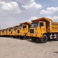 China Shacman 70 Ton 6x4 Left Hand Drive Crawler Dump Truck Euro 3 for Mining for sale