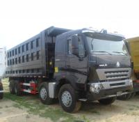 China Sinotruk Howo A7 8x4 371hp 12 Wheeler Dump Truck 300L Fuel Tank Tipper for sale