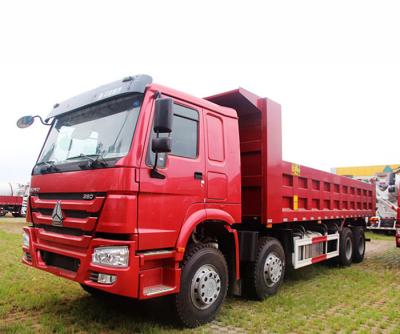 China Sinotruk Howo 50 Ton 8x4 Dump Truck Heavy Duty 351-450hp 12 Wheeler for sale